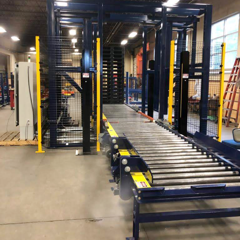 LP-2000-B Load Straightener-Conveyor Fed