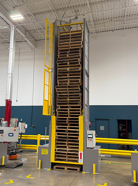 Dispensing value: improved pallet storage and safety