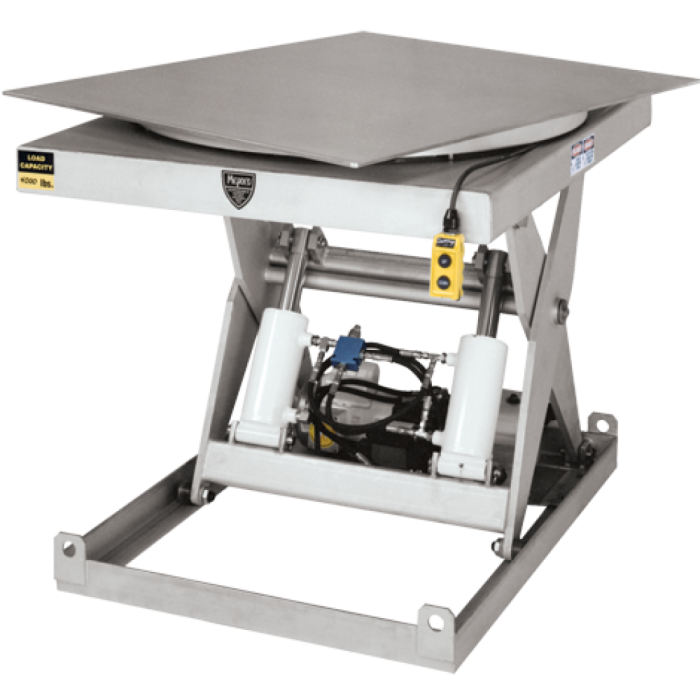 EZ4000 Sanitary Low Profile Lift Table
